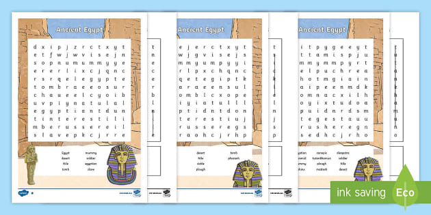 Activities and Facts to Learn about the Ancient Egyptians for Kids