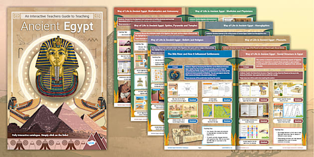 FREE! - Interactive Teachers Guide to Ancient Egypt Grade 5 History