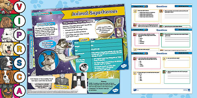 LKS2 Digging for Details: Animal Superheroes: Laika - Twinkl