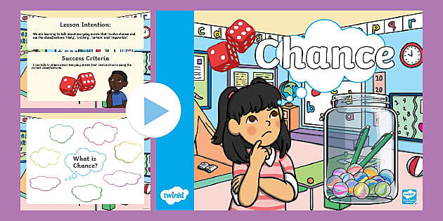 Year 2 Chance PowerPoint - Primary Maths Resources - Twinkl