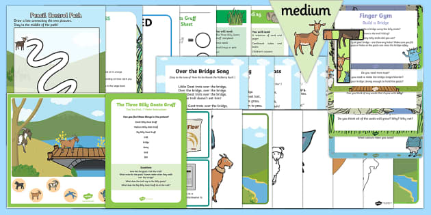 EYFS Childminder The Three Billy Goats Gruff Resource Pack