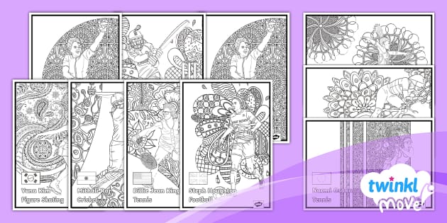 Mindfulness Colouring I International Women's Day I Move PE