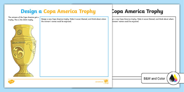 Design a Copa America Trophy Activity (teacher made)