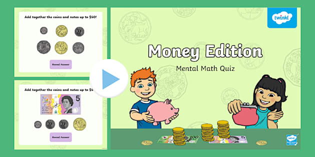 Money Addition Mental Maths PowerPoint - Twinkl