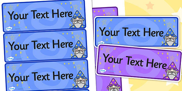 Magic Maths Area Editable Labels (teacher made) - Twinkl