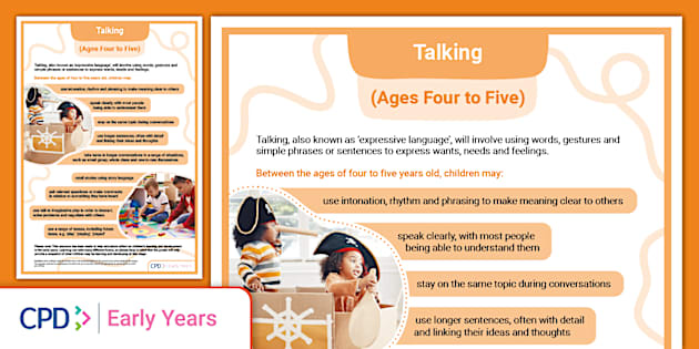 Talking (Ages 4-5) | EYFS CPD | Twinkl - Twinkl