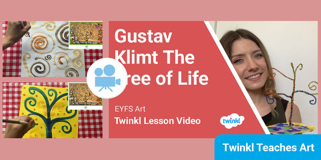 Making an Artwork Inspired by Gustav Klimt | EYFS Art