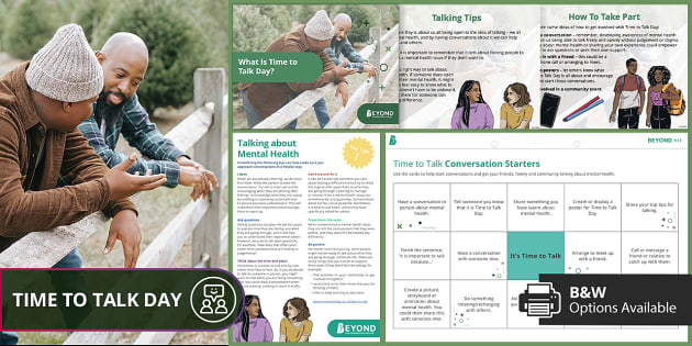 FREE! - Time to Talk Day Resource Pack | Secondary RSE | Beyond