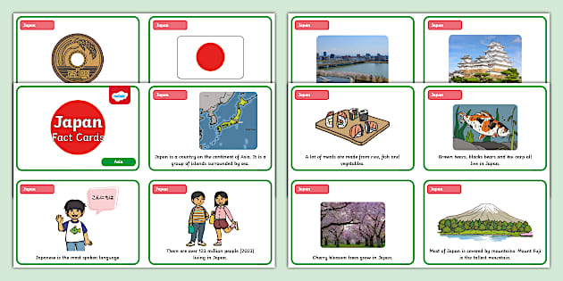 KS1 Japan Fact Cards (Hecho por educadores) - Twinkl