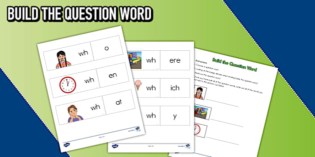 Build the Question Word Visually Similar Words Activity