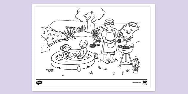 FREE! - Summer Colouring Page | Colouring Sheets - Twinkl