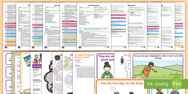 Kindergarten The Magic Porridge Pot Adult Input Planning And Resource Pack
