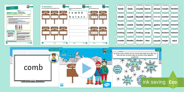 Level 6 Week 16 Lesson 2 - ‘mb’ saying /m/ - Twinkl