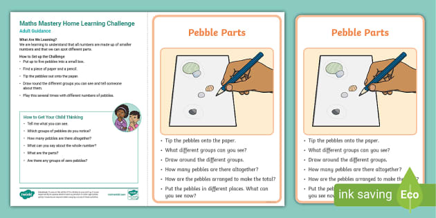 👉 Maths Mastery Composition of 0-5 Home Challenge Pebble Parts 👉 Maths Mastery Composition of 0-5 Home Challenge Pebble Parts