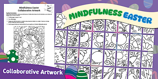 Ten Easter Bilbies Mindfulness Easter Collaborative Artwork