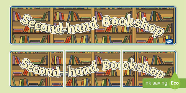 Second-hand Bookshop Banner