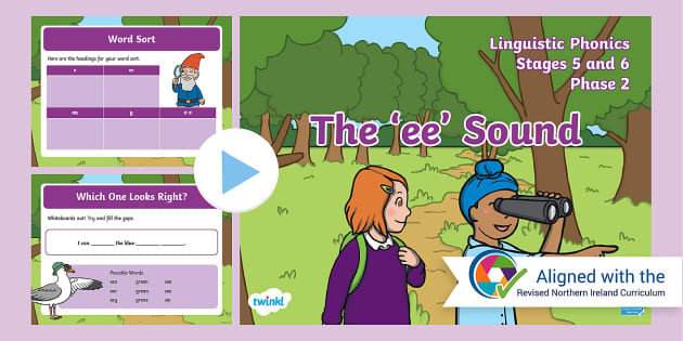 Linguistic Phonics Stages 5/6 Phase 2 'ee' Sound PowerPoint