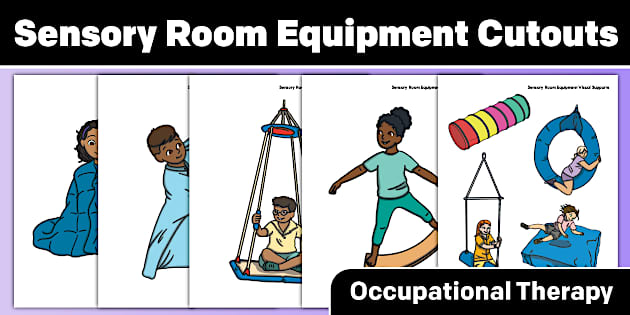 Sensory Room Equipment Cutouts for Occupational Therapy: Visual ...