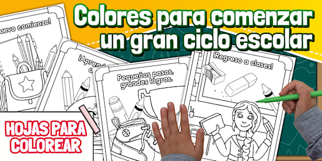 Colores para comenzar un gran ciclo escolar