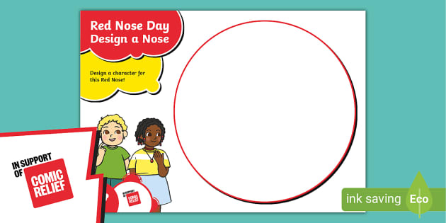 FREE! - Red Nose Day Design a Nose Worksheet / Worksheet