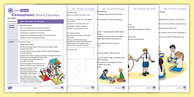 Connections Shared Education Lesson Plan Three Twinkl