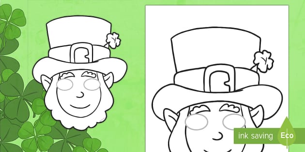 St Patrick’s Day Masks | Easy to Print | Twinkl