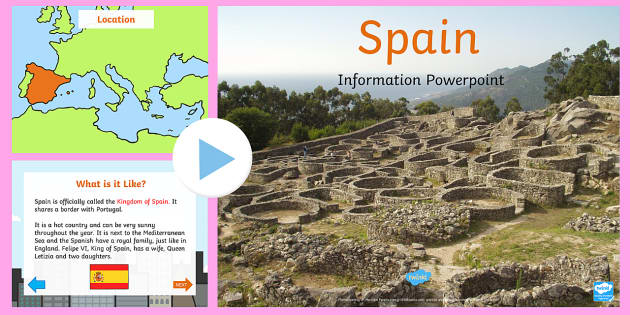 Spain Information PowerPoint - information, spain, powerpoint