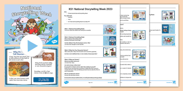 KS1 National Storytelling Week Assembly Pack - Twinkl