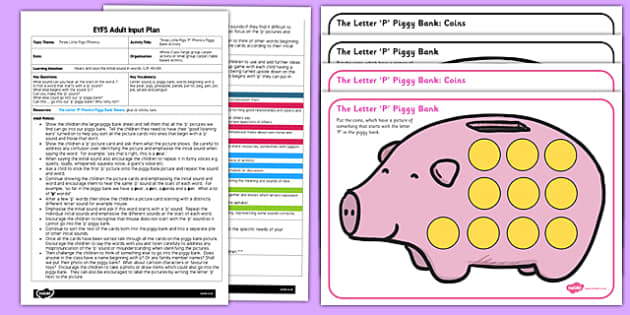 Pig Activity for Toddlers -Three Little Pigs | EYFS Phonics