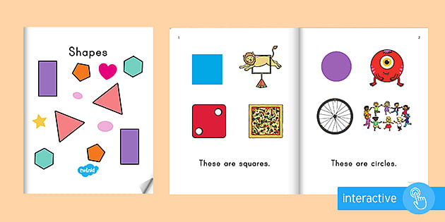 Shapes Early Emergent Reader eBook (teacher made)