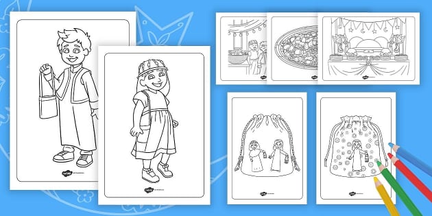 Gergean Colouring Pages - Gergee'an Activities - Twinkl