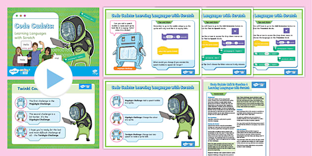 Code Cadets: Unit 2: S4 Learning Languages with Scratch