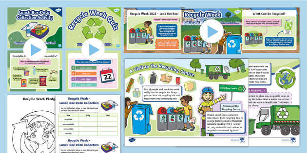 KS1 Let's Get Real Recycle Week 2022 Resource Pack - Twinkl