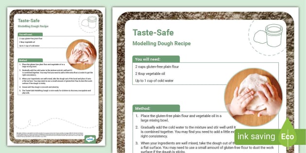 Taste Safe Modelling Dough Recipe Teacher Made Twinkl