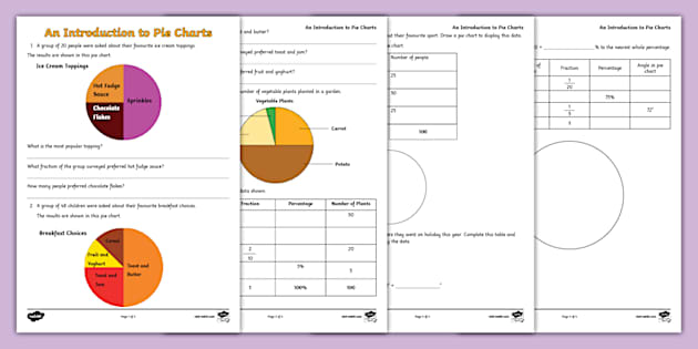 An Introduction to Pie Charts Activity Sheet - Twinkl An Introduction to Pie Charts Activity Sheet - Twinkl