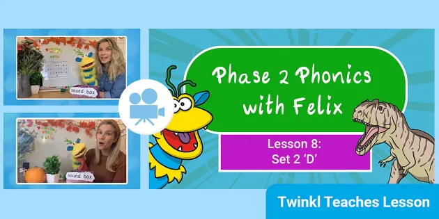 'D' Sound Video Lesson | Phase 2 Phonics | Twinkl Teaches