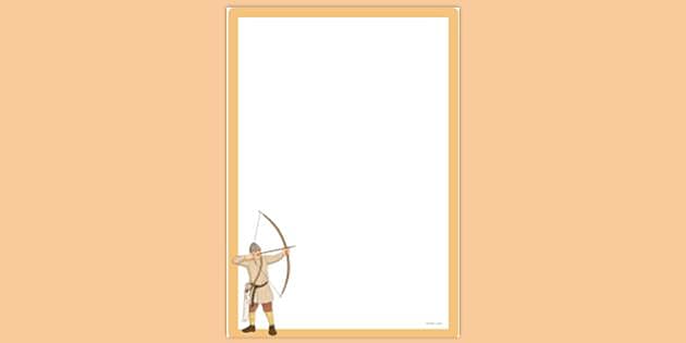 FREE! - Archer Page Border | Page Borders | Twinkl - Twinkl