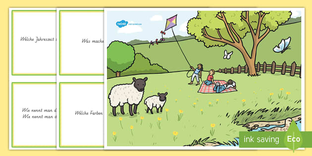 Frühling im Park Poster DIN A4 (nauczyciel wykonał) Frühling im Park Poster DIN A4 (nauczyciel wykonał)