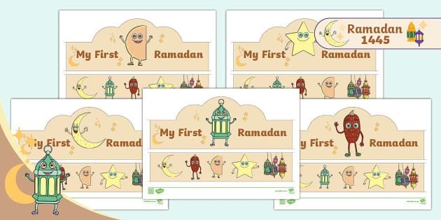 My First Ramadan Crown (teacher made) - Twinkl