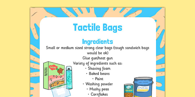 Tactile Bags Sensory Activity (teacher made)