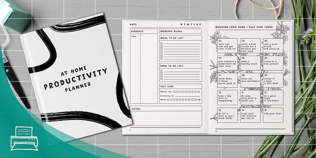 * NEW * Texture | At Home Productivity Planner