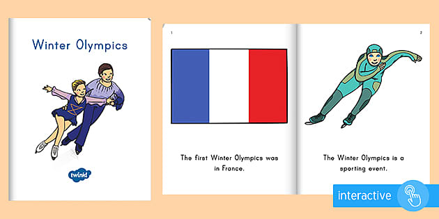 Winter Olympics Emergent Reader eBook (teacher made)