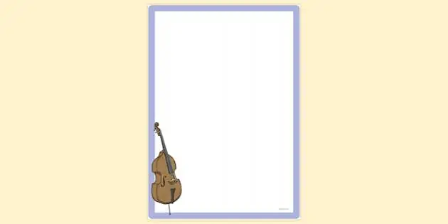 Guitar Page Border