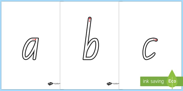 Letter Formation Worksheets A Z (Hecho por educadores)