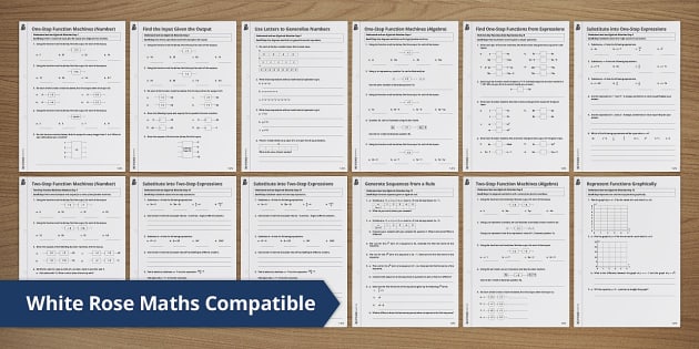👉 White Rose - Understand and use Algebraic Notation Bundle
