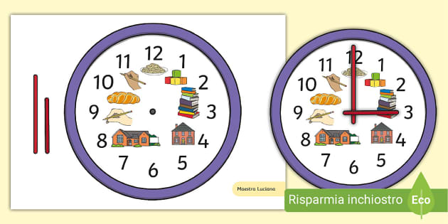 FREE! - * NEW * Routine con orologio per bambini - Twinkl
