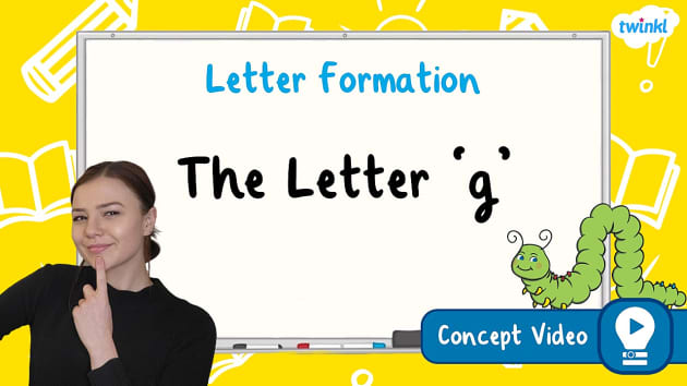 FREE! - The Letter 'g' | Letter Formation Handwriting Concept Video
