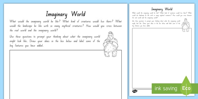 FREE! - The Imaginary World Activity To Support Teaching On The Sasquatch