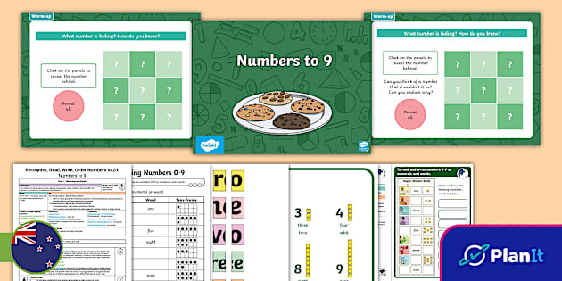 Phase 1 Number: Recognise, Read, Write, Order Numbers to 9