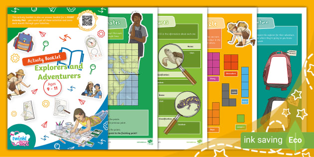 Explorers and Adventures: Activities for Kids - Twinkl